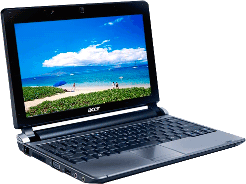 Netbook Acer AOD250-1080 Intel Atom 10" - RAM 1GB - HD...