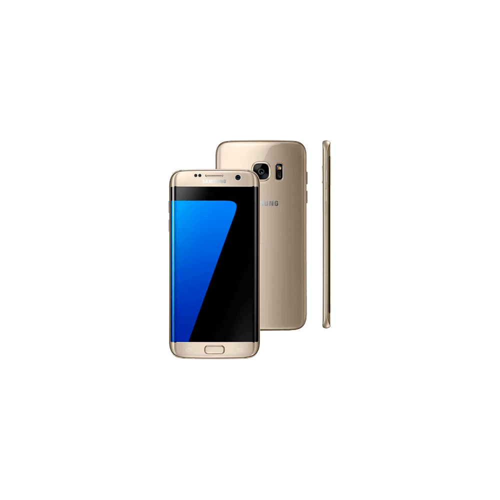 Smartphone Samsung Galaxy S7 Edge Dourado - 32GB - 4G - 12MP - 5.5"
