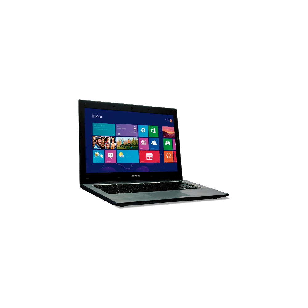 Notebook CCE Ultra Thin T345 - Intel Core i3-3217U - HD 500GB - RAM 4...