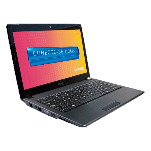 Notebook CCE Win SCL - Preto - Intel Celeron - RAM 2GB