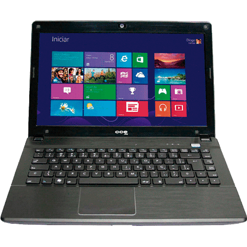 Notebook CCE I25 - Intel Celeron 847 - RAM 2GB - HD 320GB...