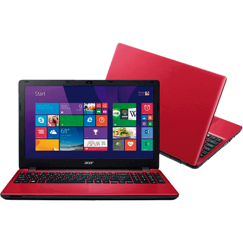 Notebook Acer E5-571-376T Vermelho - Intel Core i3-5005U...