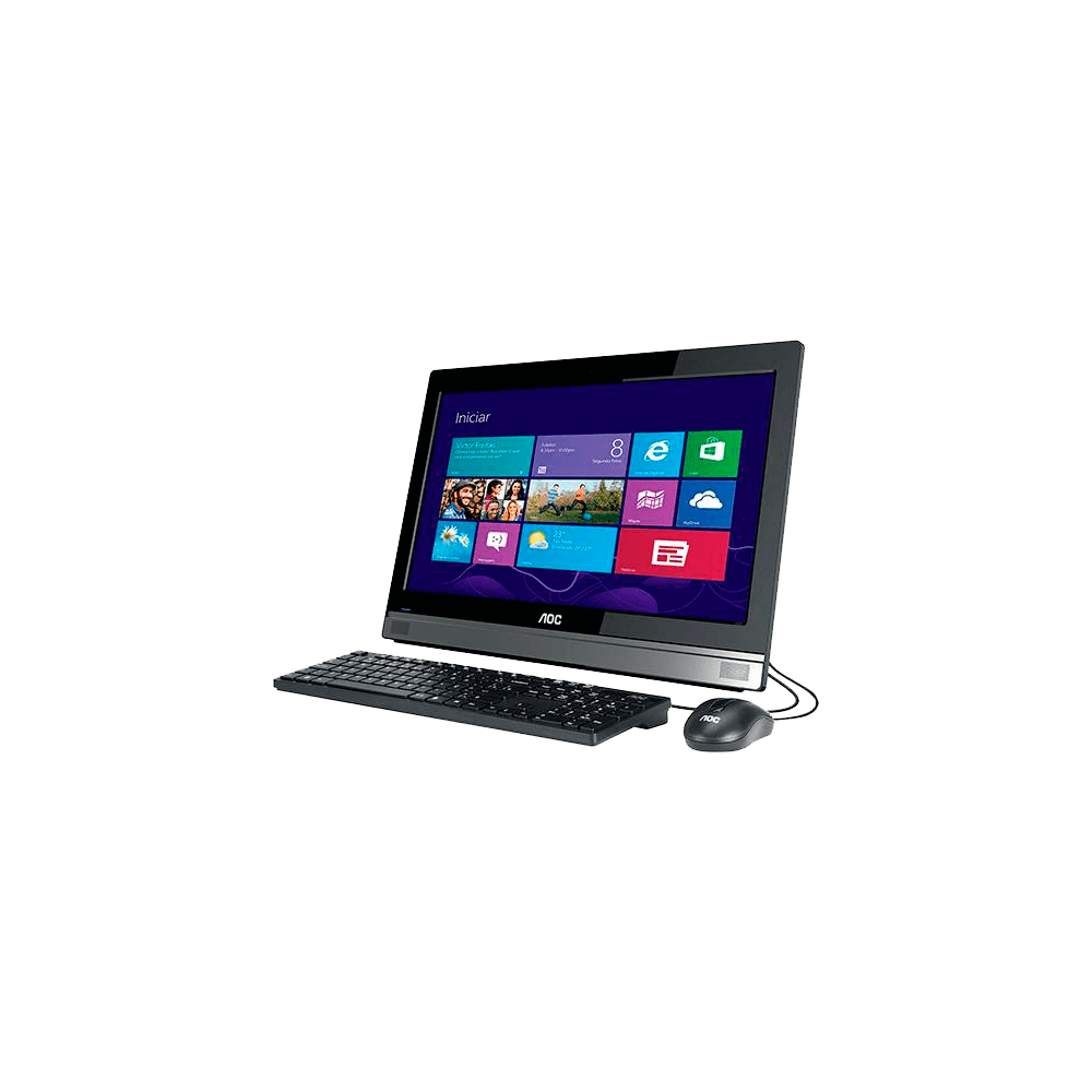 Computador All in One AOC EVO - 20A25U-W81SL - Dual Core - RAM 2GB