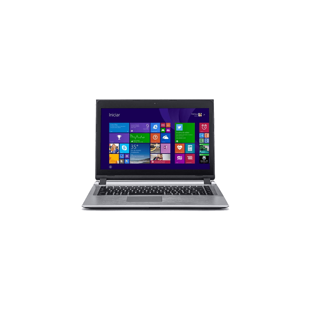 Notebook Positivo Premium S2850 - Cinza - Touch - Intel Celeron 1007U...