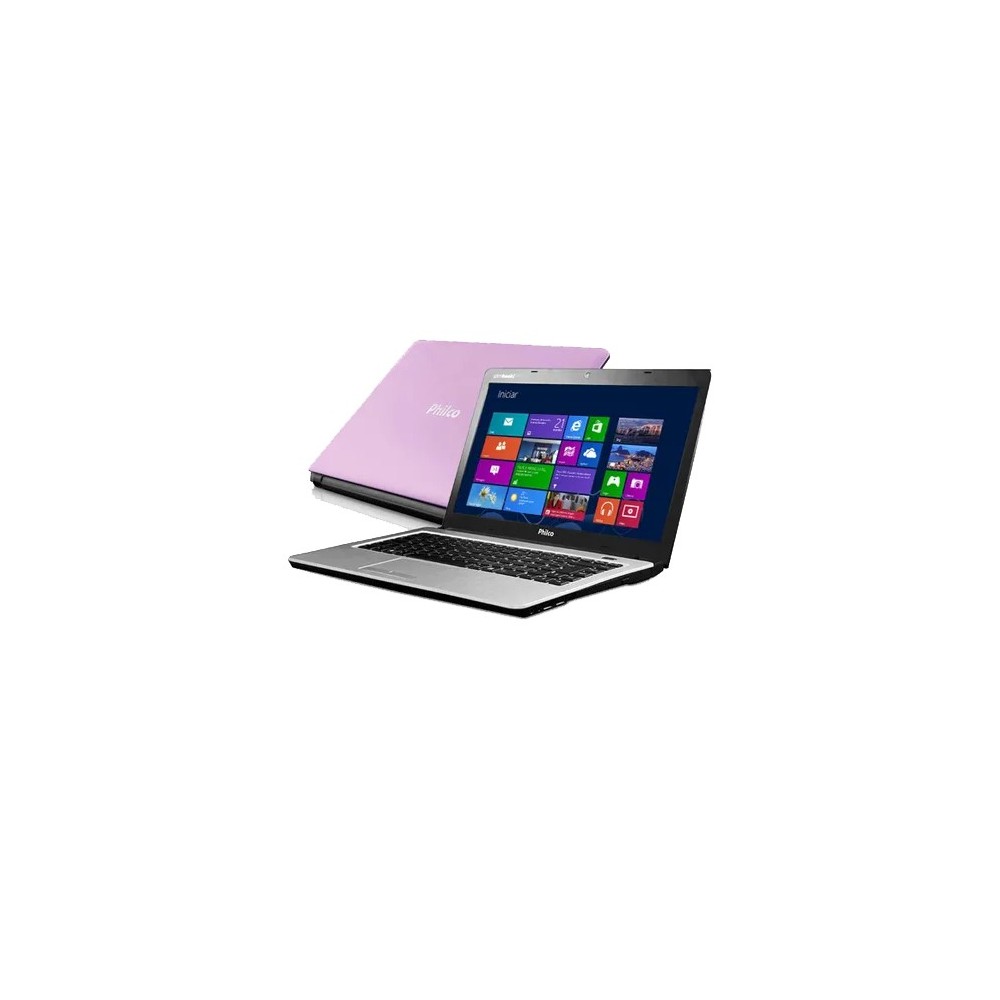 Notebook Philco 14I2-R723W8 - Rosa - AMD C-70 - RAM 2GB - HD 320GB