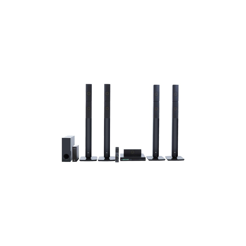 Home Theater LG LHB655NW - Preto - Bluetooth - Wi-Fi - USB - 5.1 Cana...