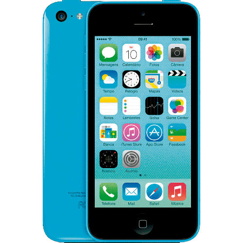 iPhone 5C 16GB Azul em Promoção | Saldão da Informática