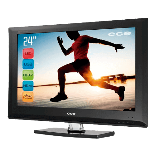 TV CCE LCD Digital L244 - Preto - Tela 24"