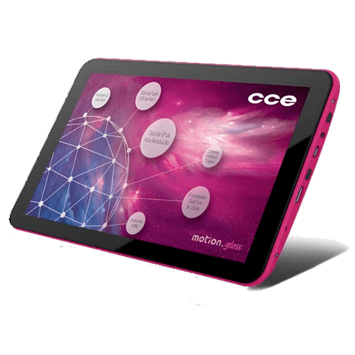 Tablet CCE Motion Tab T733 Rosa - Tela de 7" - Bluetooth...