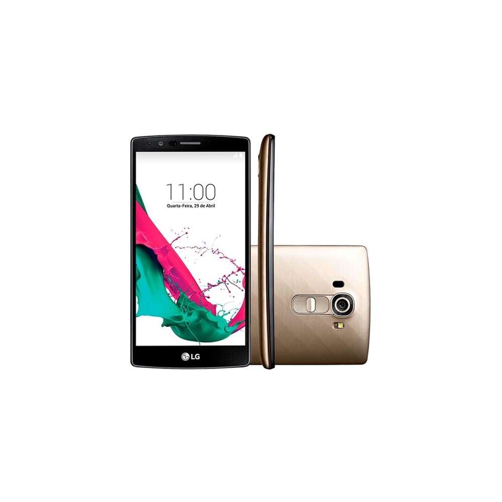 Smartphone LG H815 G4 - Dourado - 32GB - 4G - Camêra 16MP - Tela 5.5"...