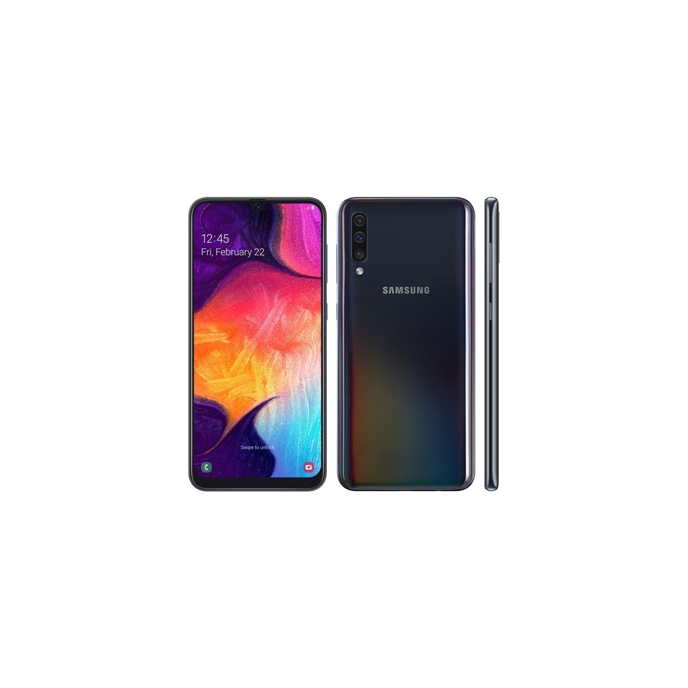 Smartphone Samsung Galaxy A50 - Preto - 128GB - RAM 4GB - Octa Core